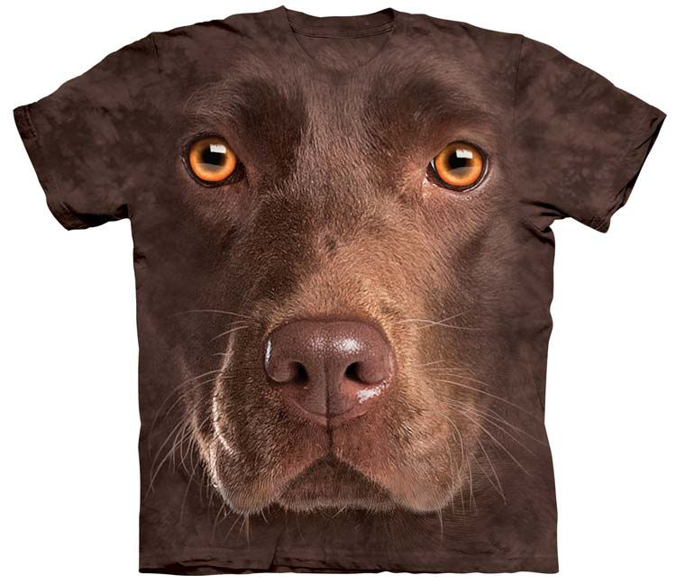 Chocolate Lab Shirt Tees and Apparel Made of Natural USA Cotton